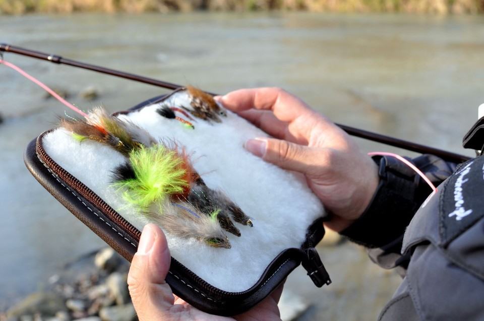 Personalized Leather Fly Fishing Wallet ,Fishing Gift Hand Made ...