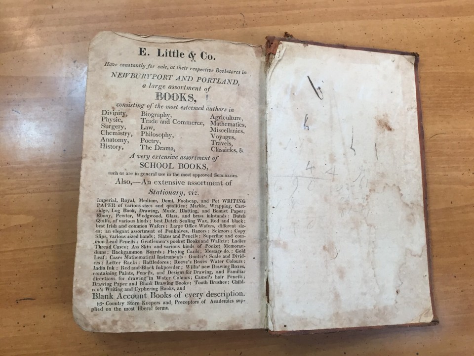 1814 System Mercantile Arithmetic Math Newburyport Michael Walsh ...