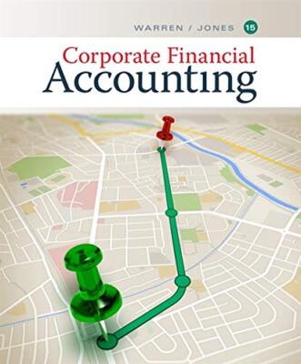 Corporate Financial Accounting by Jones (hardcover) 9781337398169| eBay