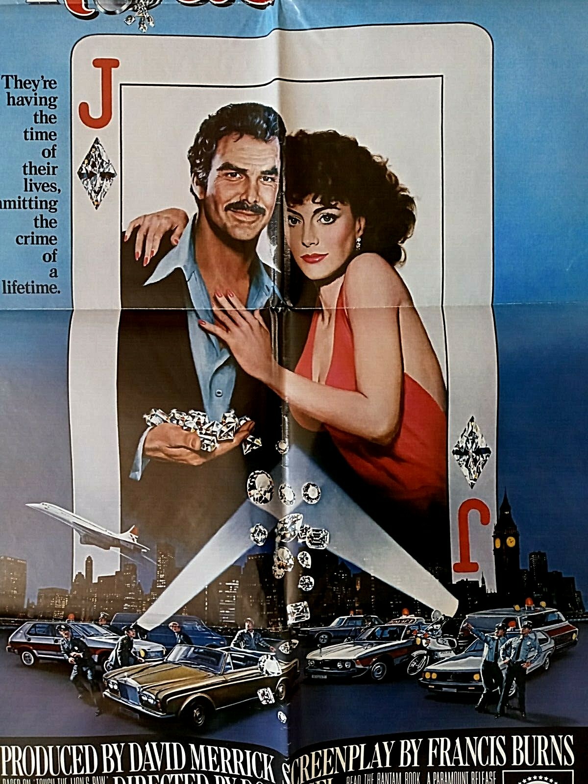 Rough Cut Movie Poster LESLEY-ANNE DOWN Burt Reynolds DAVID NIVEN ...