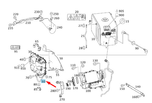 2006-2013 Mercedes-Benz MB S-Class W221 Ground Strap To Voltage ...