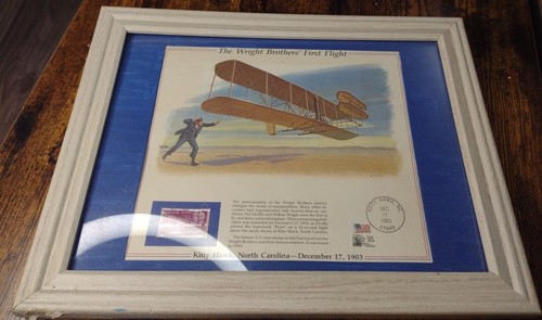 Frames USPS Commemorative Wright Brothers 1983 Stamp First Flight Kitty ...