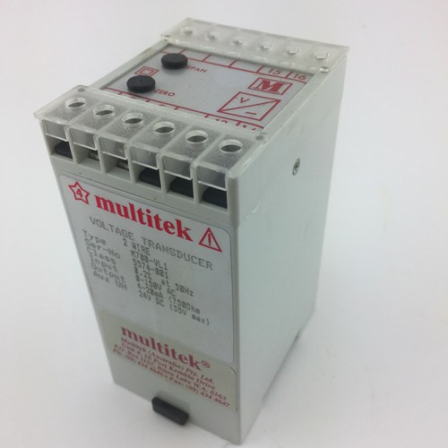 MULTITEK M700-VL1 Voltage Transducer In 0-150VAC Out 4-20mA Supply ...