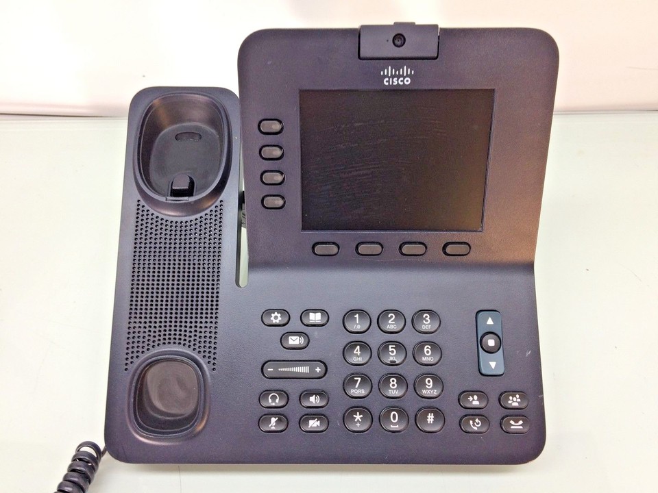 Lot of 5 Cisco CP-8945-K9 IP Video Conference Phone w/ Stand Handset ...