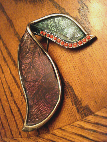 RHINESTONE Statement PIN with RHINESTONES Huge Bold Piece Un-signed VTG ...