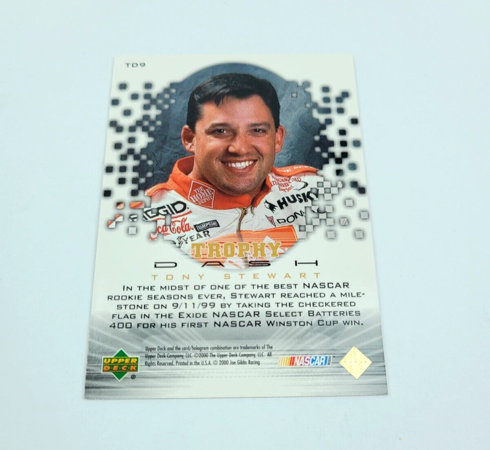 2000 Upper Deck Trophy Dash Tony Stewart #TD9 | eBay