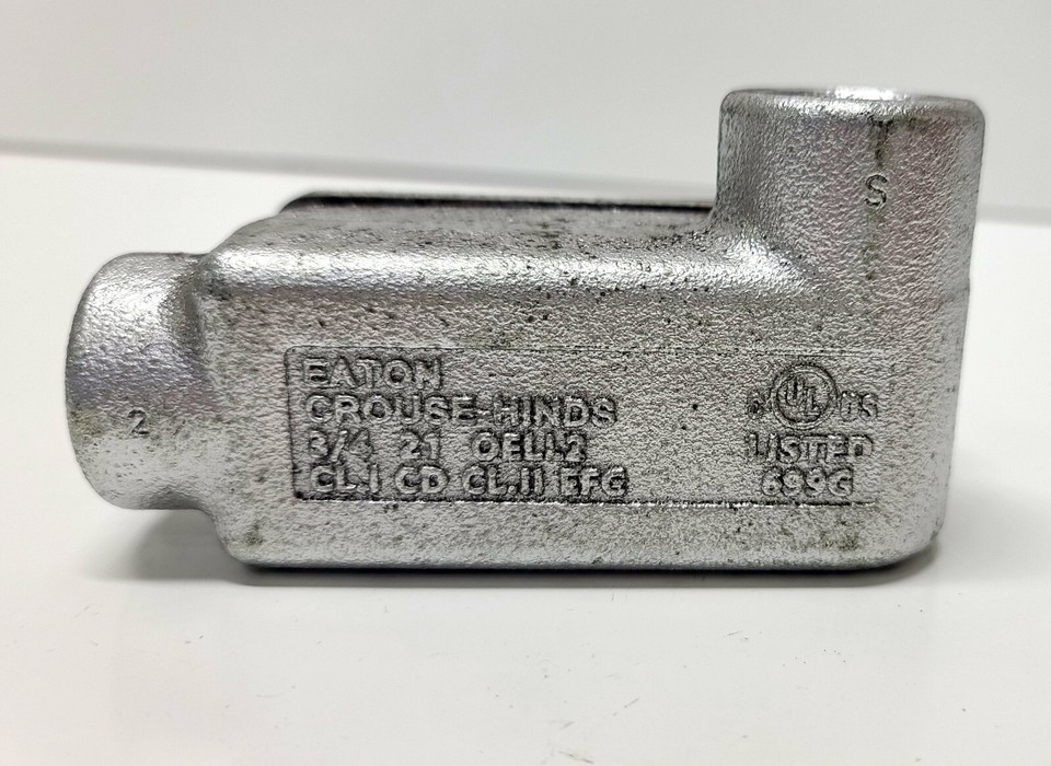 EATON Crouse-Hinds 3/4" OE Conduit Outlet Body & Cover OELL2 ...