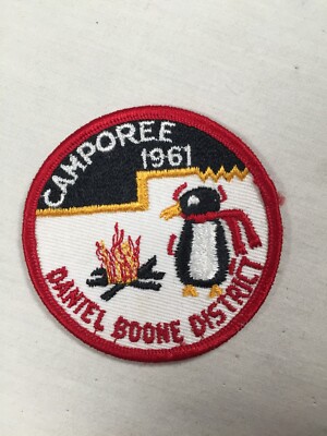 1961 Daniel Boone District Camporee BSA Activity Patch | eBay