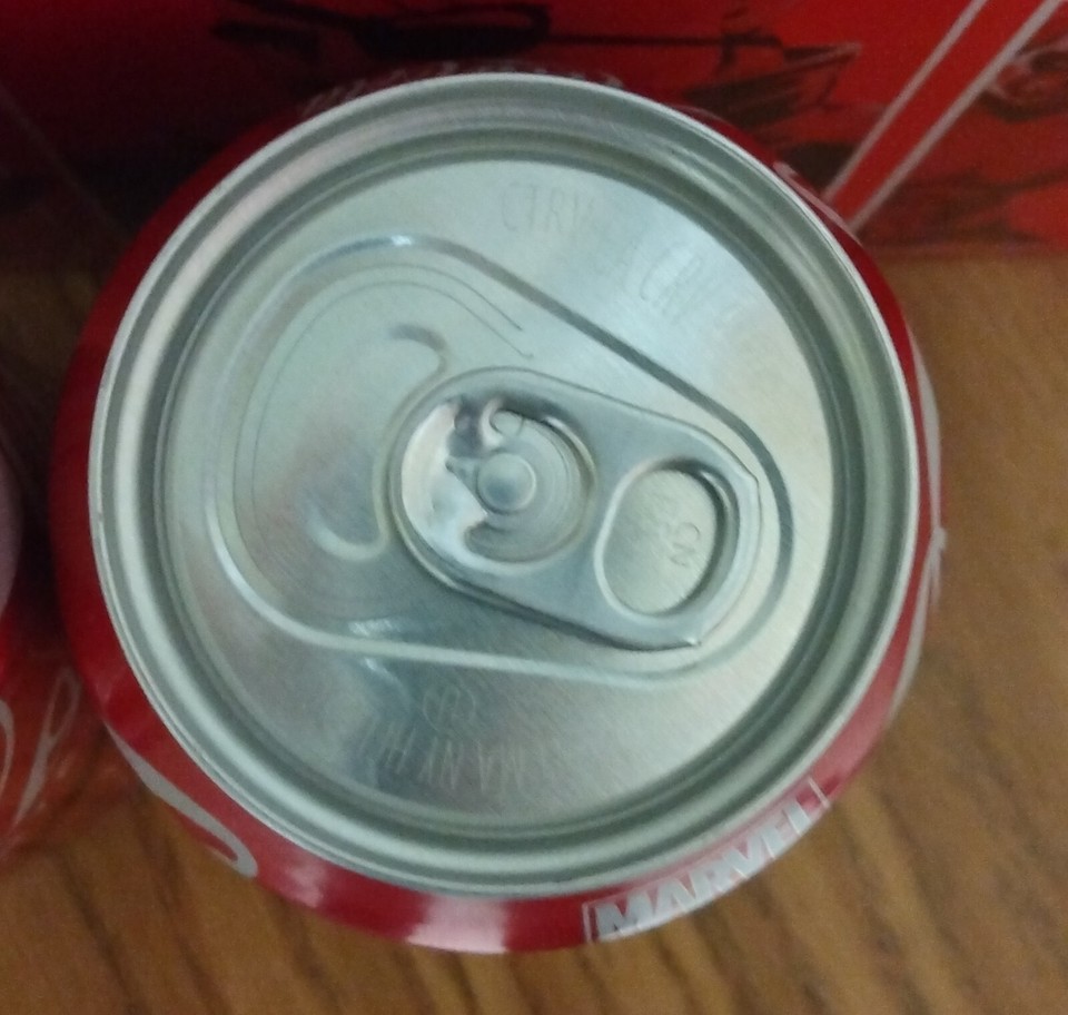 COKE COCA COLA CAN 2024 Marvel EDITION Dare Devil Can ! Bottom Opened ...