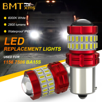 2X 1156 White Backup Reverse Light Bulbs For Chevy C10 C30 K10 K20 1975 ...