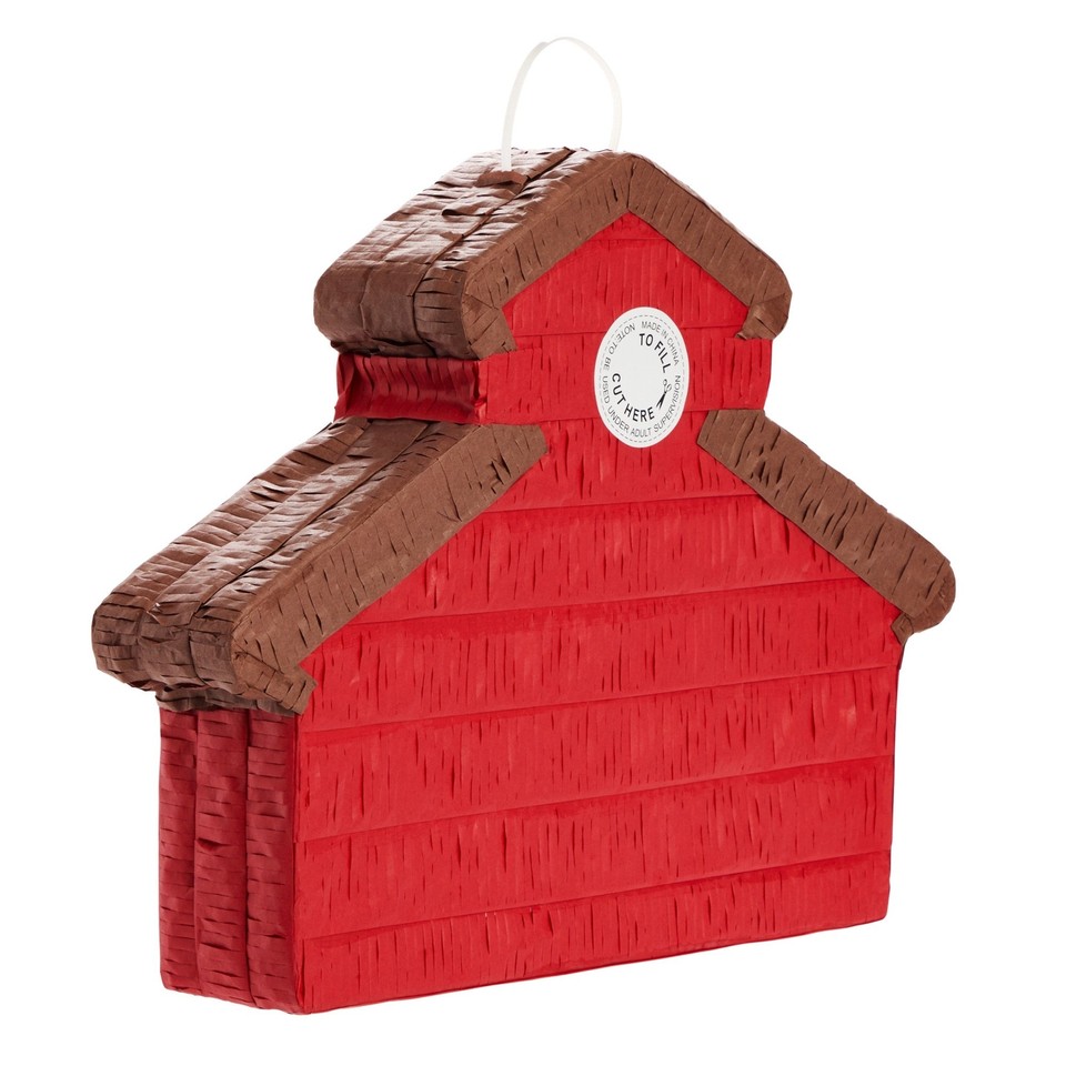 Small Barnyard Pinata, Farm Animal Birthday Party Supplies, 16.5 x 3.0 ...