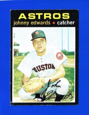 1971 Topps BASEBALL SET BREAK #44 JOHNNY EDWARDS HOUSTON ASTROS (JK1 ...