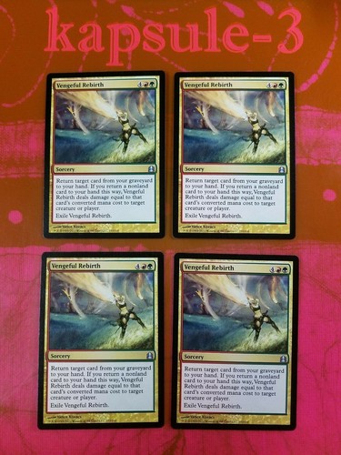 4x Vengeful Rebirth | Commander | MTG Magic The Gathering Cards | eBay