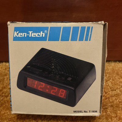 Vintage Ken-Tech Electronic Digital Alarm Clock Model T-1936 | eBay