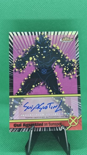 2025 Topps Finest X-Men '97 Gui Agustini Sunspot Voice Actor Auto #VA ...