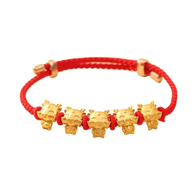 Chinese Dragon Bracelet Adornment Luck and Prosperity Symbolic Rope ...