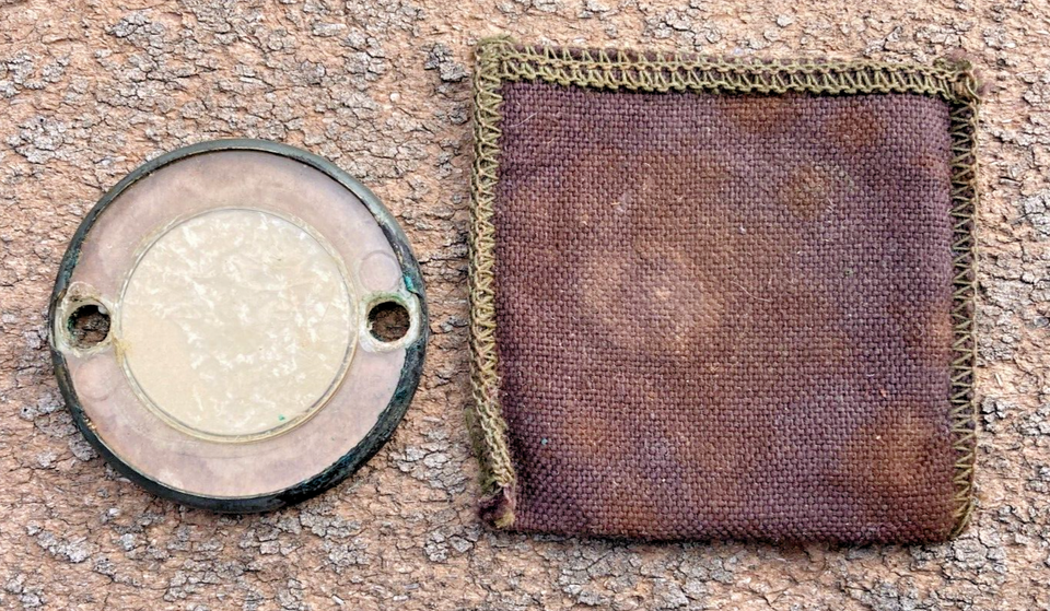 WW2 Paratroopers Luminous Phosphorescent Disc Helmet Marker Field Gear ...