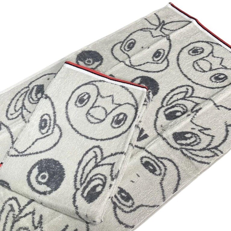 Pokemon Children's Beach And Bath Towel Set Of Two 34x75cm Pikachu 100% ...