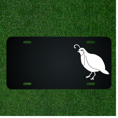 Custom Personalized License Plate With Add Names To Quail Birds Poultry ...