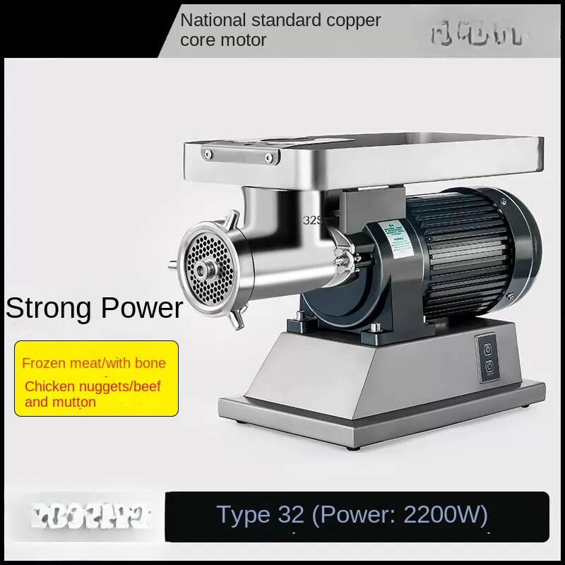 Electric Meat Grinder High Power Dumpling Meat Machine for Butcher ...