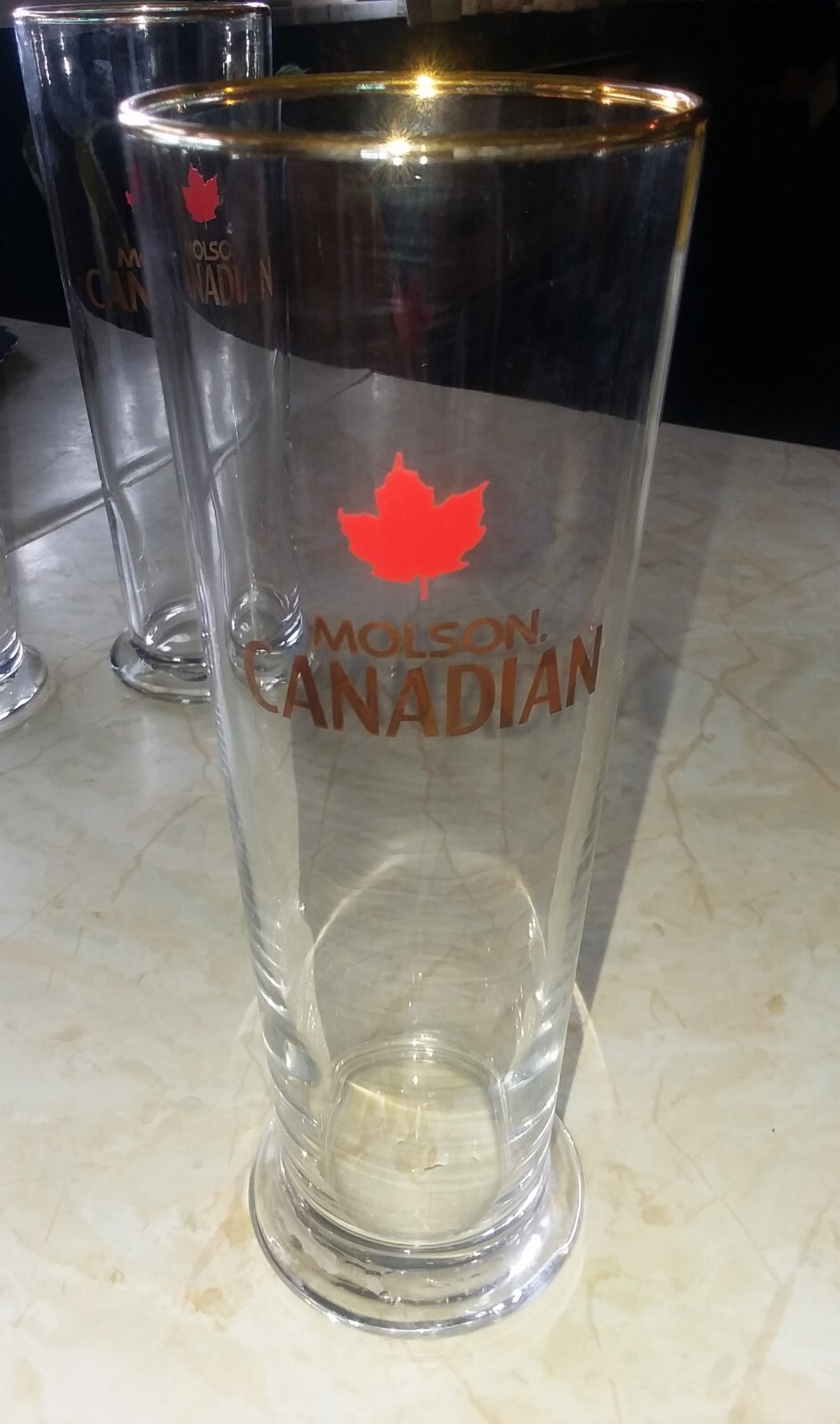 Vintage Classy Molson Canadian Tall Pint Beer Glasses - Set of Three | eBay