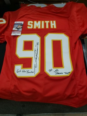 KANSAS CITY CHIEFS NEIL SMITH AUTOGRAPHED SIGNED JERSEY JSA COA | eBay