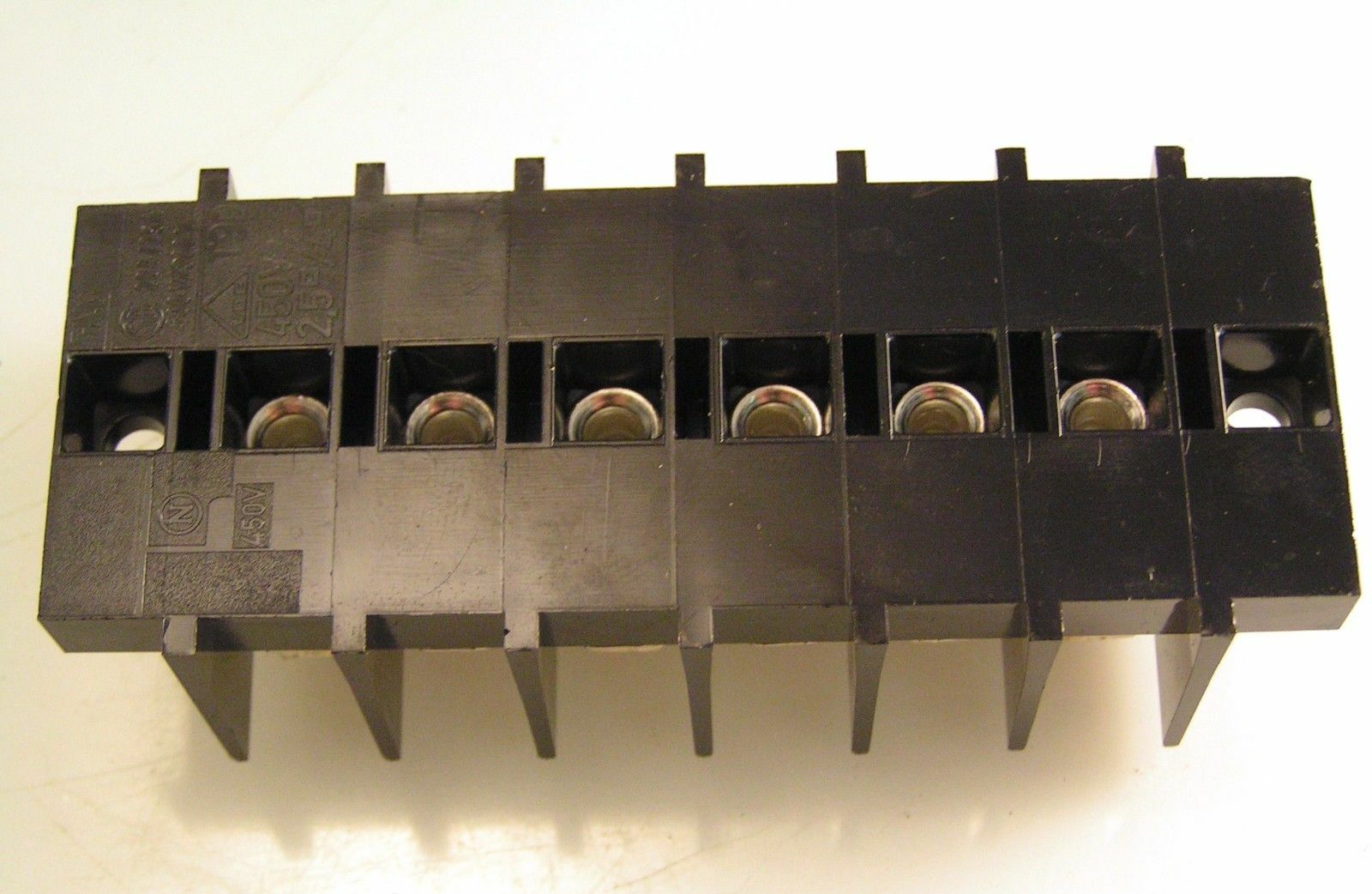 Terminal Block 6 Barriered Poles 6 Tabs Per | Grelly UK