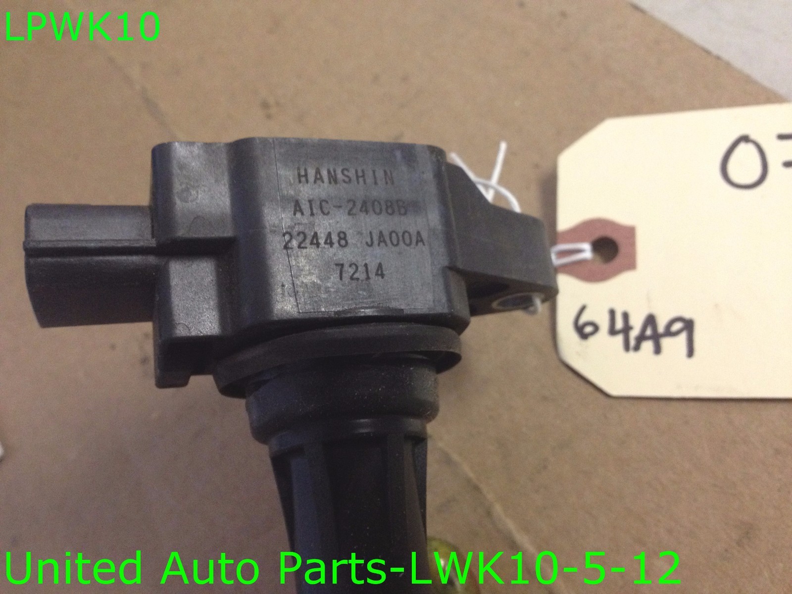 07 08 09 10 11 12 NISSAN ALTIMA COIL 2.5L IGNITION COIL 22448 JA00A | eBay