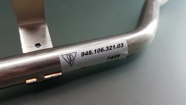 Porsche Cayenne Turbo 955 9pa 4.5l Radiator Hose Coolant Pipe ...