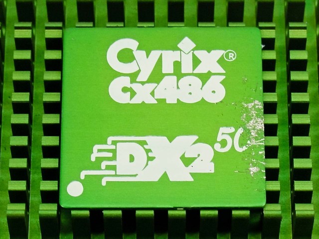 CPU Processor Cyrix CX486 Dx2 50 Socket 168 SKT Ceramic Vintage PC of ...