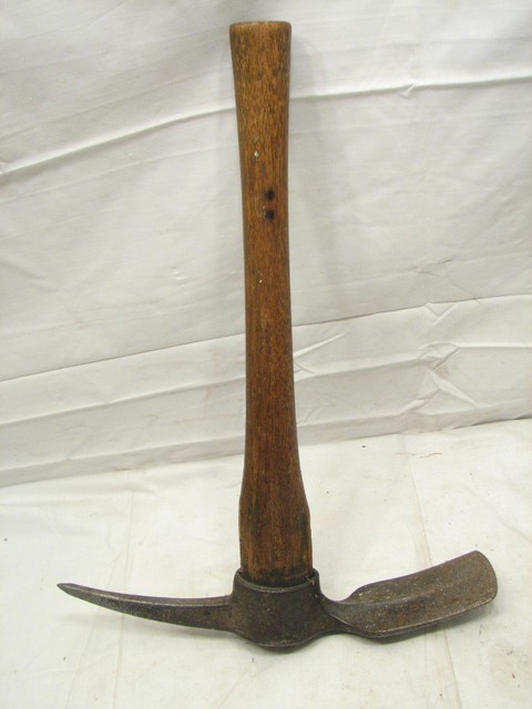 Antique US Marked Flat Blade Pick Trench Ditch Digging Tool Military ...