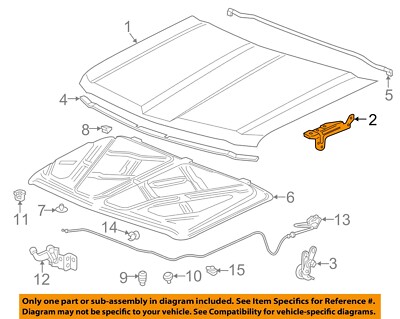 GM OEM 14-19 Sierra 1500,Silverado 1500 Hood Hood Components-Hinge ...