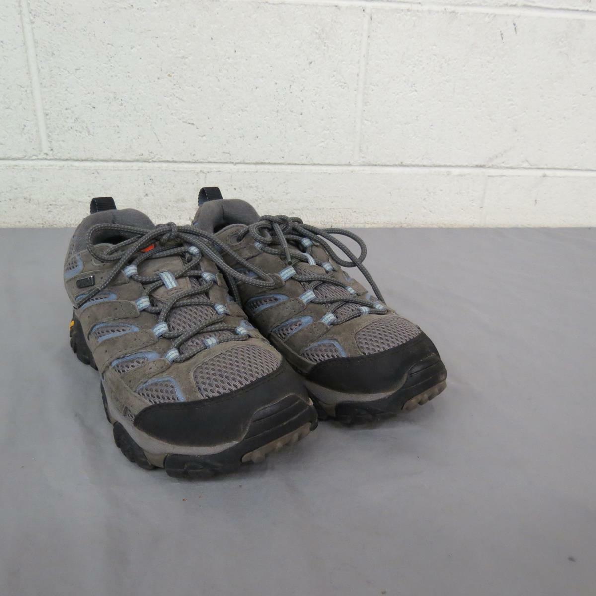 Merrell Granite Gray Select Dry Trail Sneakers w/Vibram Soles US Women ...