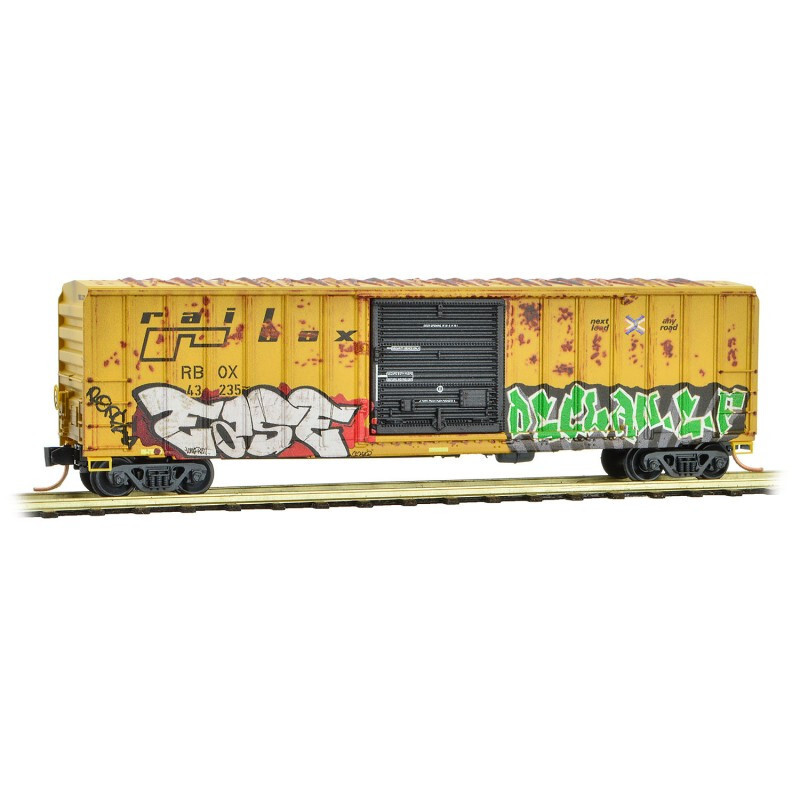 Railbox 50' Ribside Boxcar EASTER BUNNY Graffiti MTL #025 44 563 N ...