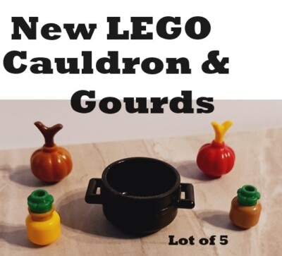 New LEGO Halloween Food Cauldron Big Witches Pot Gourds Squash Potion ...