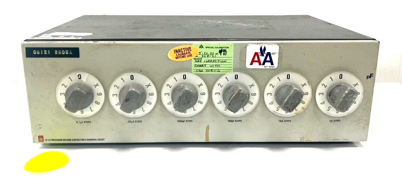 General Radio 1413 Precision Decade Capacitor for sale online | eBay