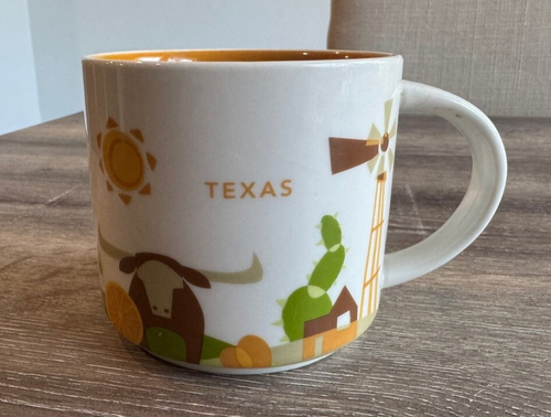 2017 Starbucks Texas "YOU ARE HERE" 14oz Coffee Mug | eBay.de