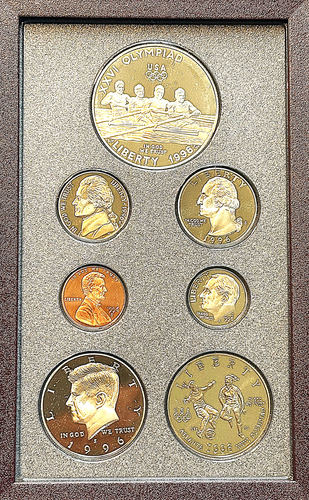 1996-S PRESTIGE PROOF SET / HARD TO FIND / UNC / ONLY (55,000) MINTED ...