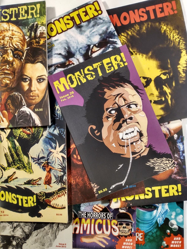 12 MONSTER! Magazine Lot - Horror Books - All (VG) Tim Paxton & Steve ...