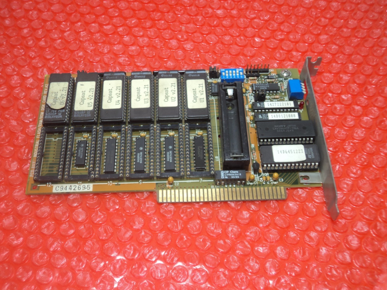 Advantech PCD-892 Rev.A2 Industrial Flash/Ram/Rom Disk Card 1906892010 ...