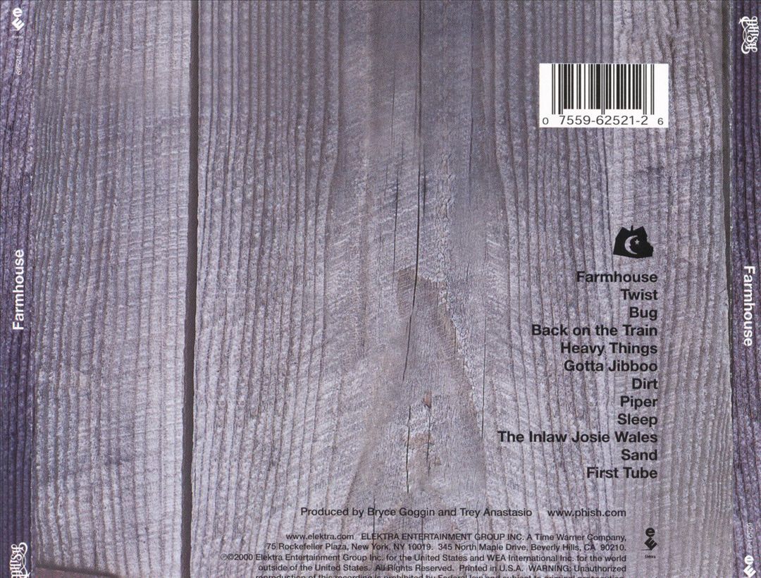 PHISH - FARMHOUSE NEW CD 75596252126| eBay
