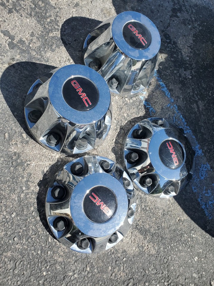 17" GMC SIERRA HD 3500 DUALLY DRW WHEELS BFG KO2 A/T TIRES OEM CHEVY ...