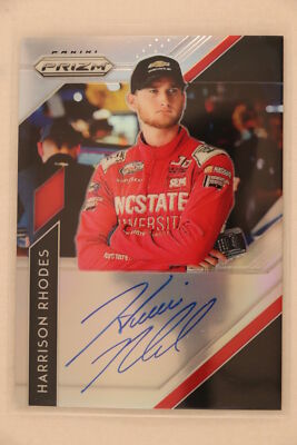 2019 Panini Prizm Racing NASCAR On-Card Autograph Harrison Rhodes | eBay