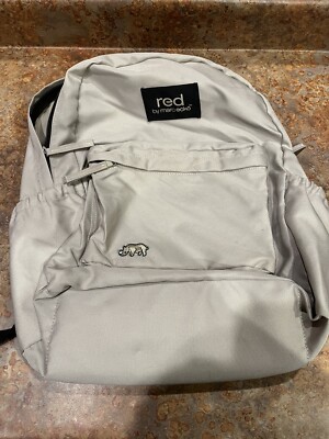 Red By Marc Ecko Backpack Bag Beige *Rare* | eBay