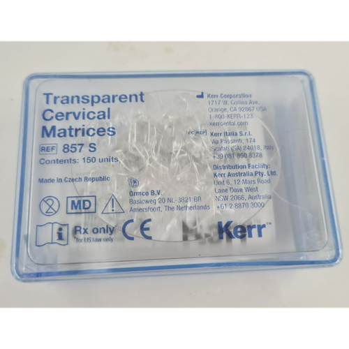 Kerr Transparent Cervical Matrices Ref 857 S | eBay
