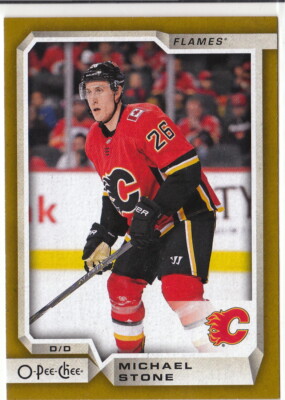 18/19 2018-19 O-Pee-Chee Gold #428 Michael Stone Flames | eBay
