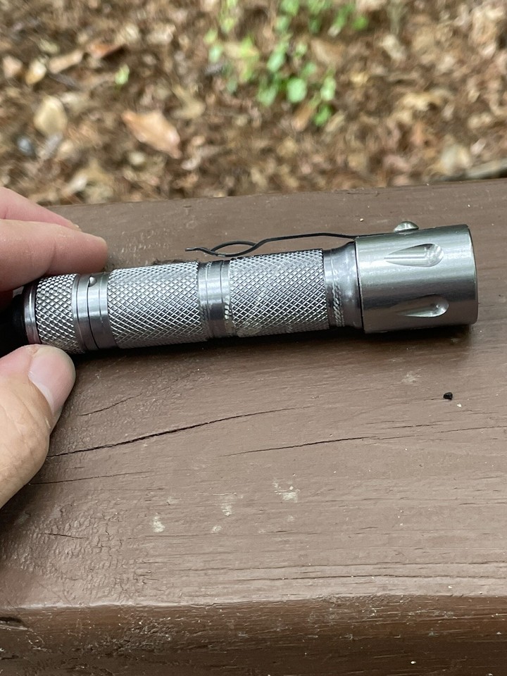 Vintage old school Surefire E2 Executive Tear Drop Flashlight 60 Lumen ...