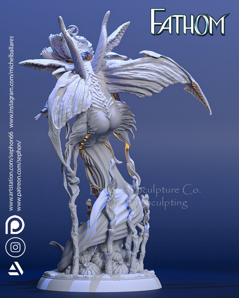 Aspen Matthews "Fathom" Diorama/3D Printed/Unpainted/Unassembled/Creative Geek | eBay