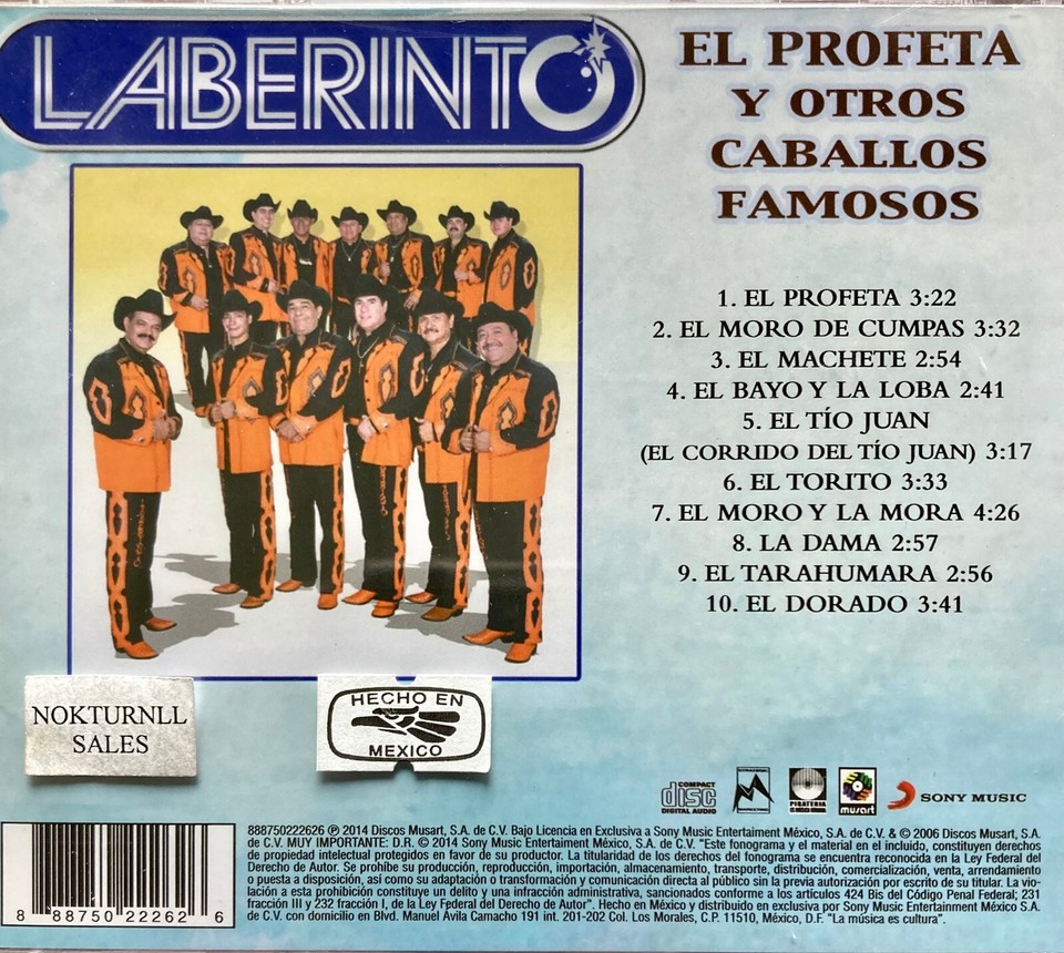 Laberinto - El Profeta y Otros Caballos Famosos - 2014 CD New Sealed | eBay