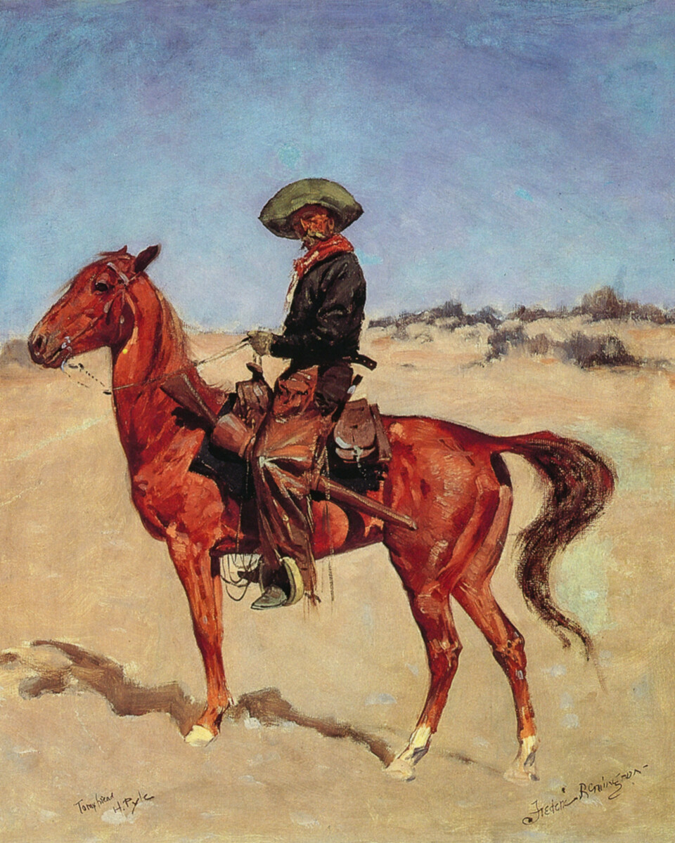 Vintage Cowboy Art